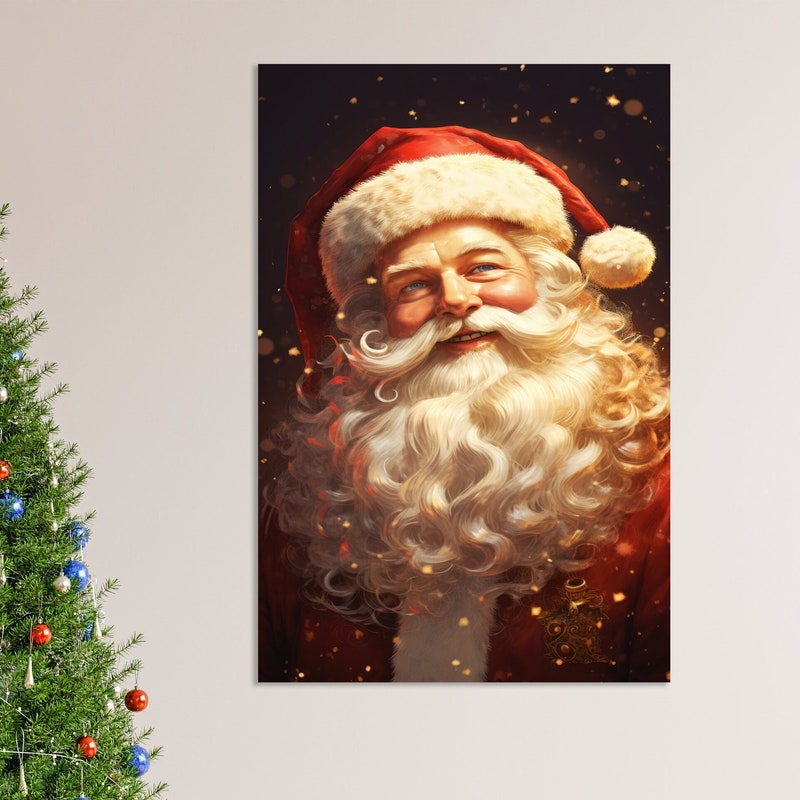 Santa Claus Print - Etsy