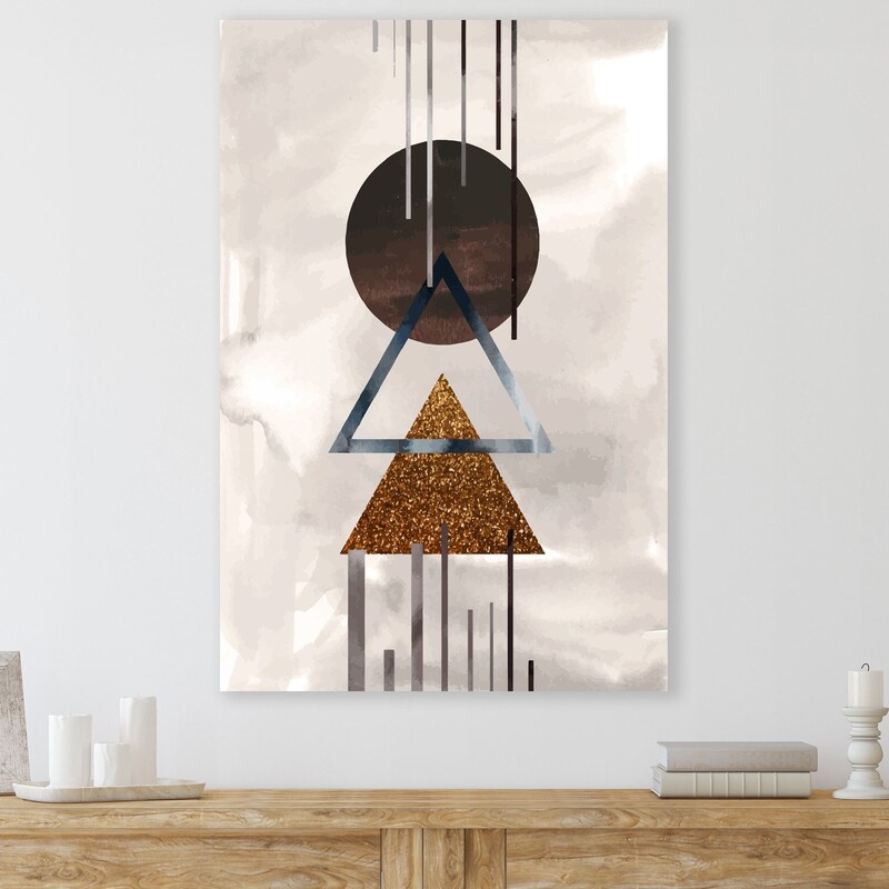 Triangle Canvas - Etsy