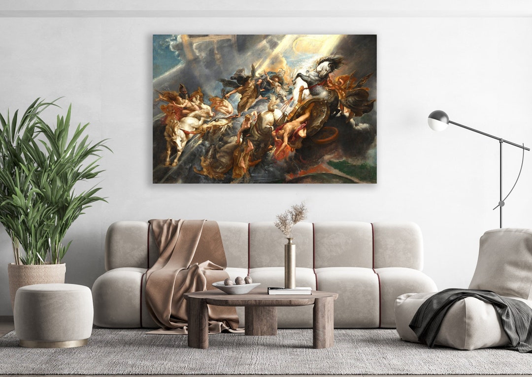 The Fall of Phaeton Wall Art, Huge Canvas Home Decor, Peter Paul Rubens ...