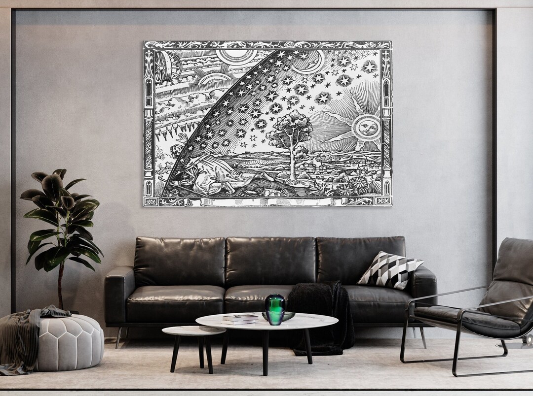 Flammarion Wall Art, Flammarion Canvas Print, Huge Canvas Home Decor ...