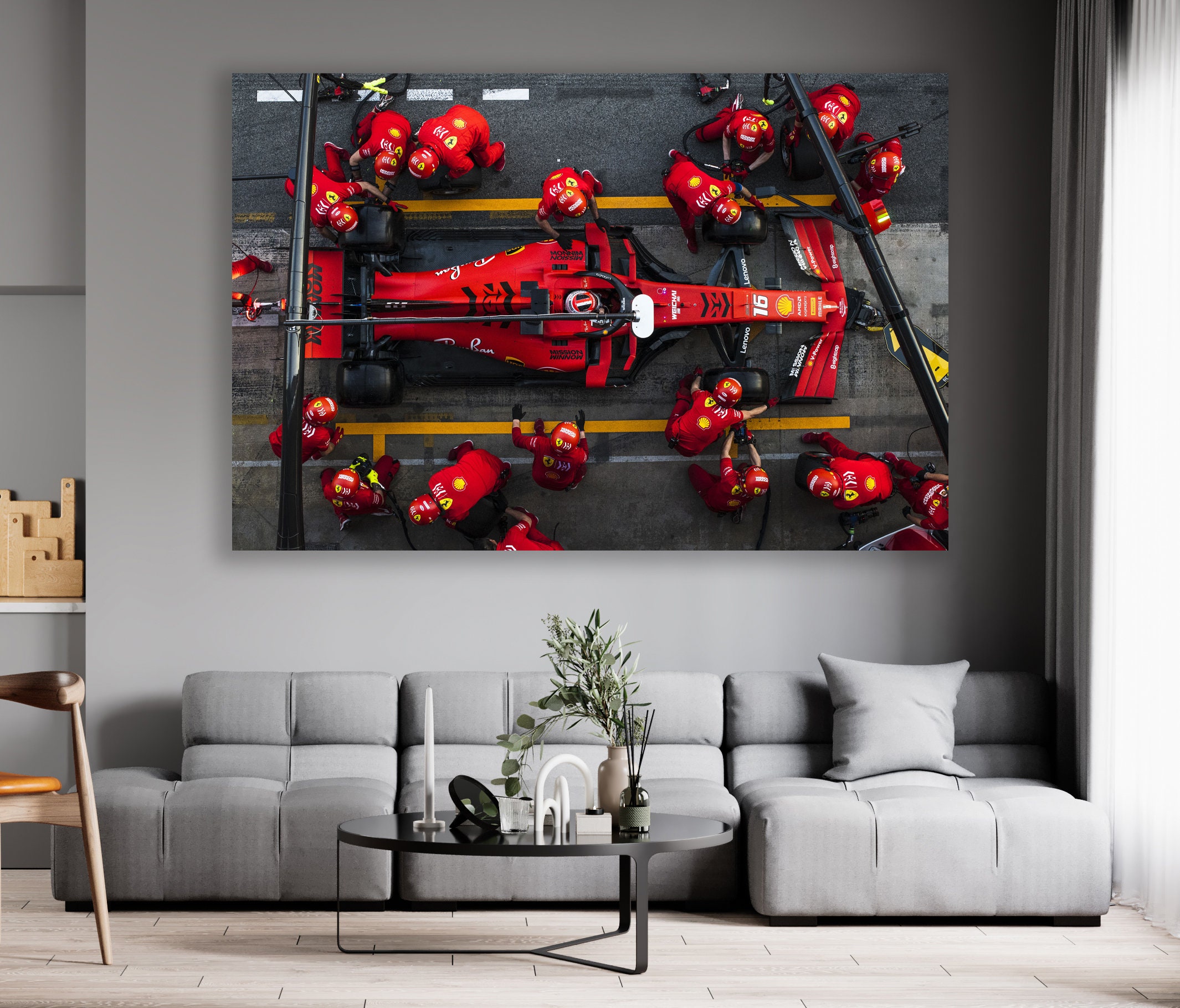 Formula1 Wall Art F1 Pit Stop Art Formula 1 Wall Decor Huge - Etsy UK