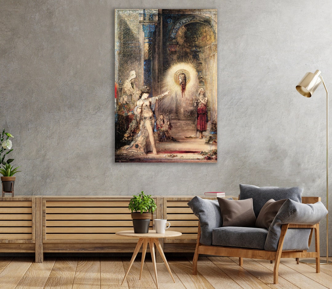 The Apparition 1876 Wall Art, Gustave Moreau Art, Huge Canvas Home Decor, the Apparition 1876 ...