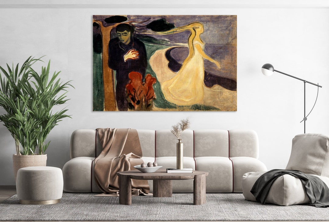 Seperation 1896 Wall Art, Edward Munch, Huge Canvas Home Decor ...