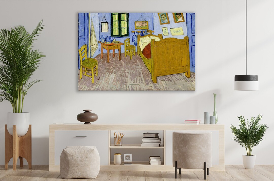 Bedroom in Arles 1888 Wall Art, Van Gogh, Bedroom in Arles Canvas, Huge ...