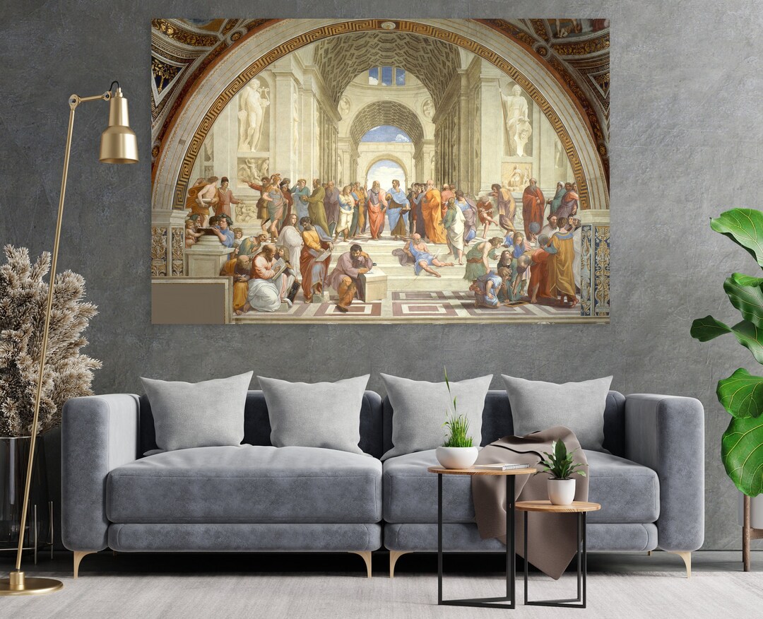 The School of Athens Wall Art, Raffaello Sanzio, the School of Athens ...