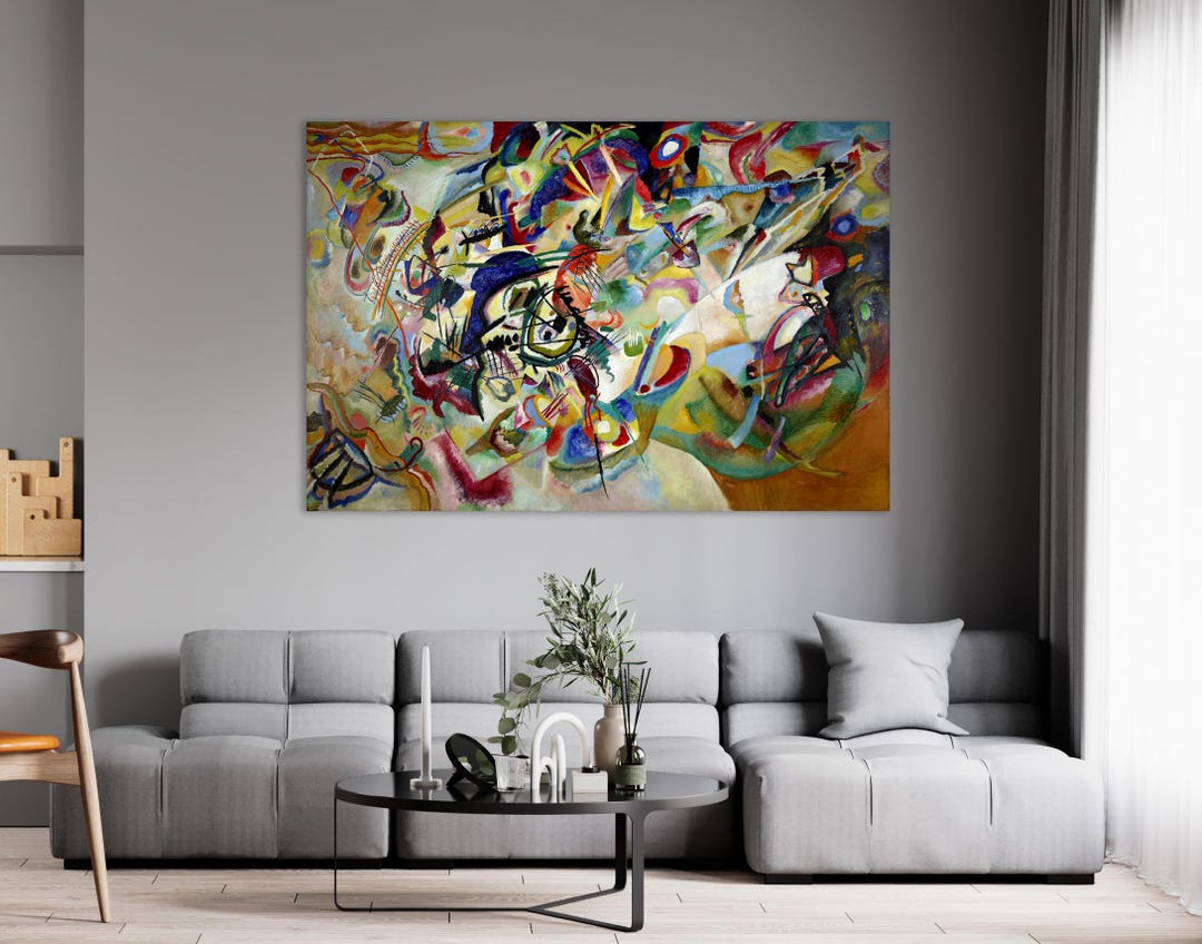 Composition VII Wall Art, Wassily Kandinsky, Huge Canvas Home Decor, Composition VII Canvas ...