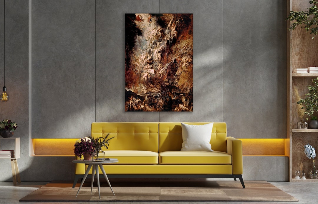 Fall of the Damned 1620 Art, Peter Paul Rubens Art, Huge Canvas Home ...