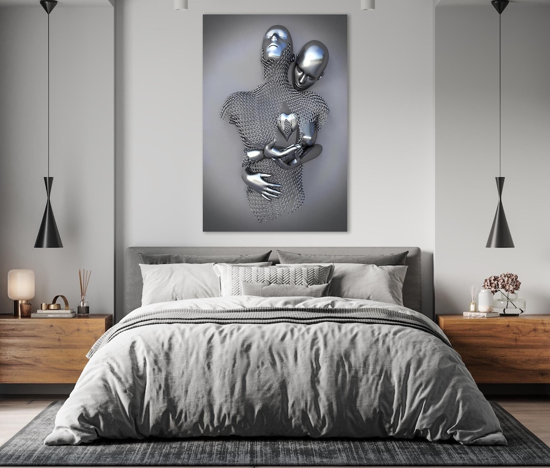 Resignation Wall Art, Abstract Art, Huge Canvas Home Decor, Gift for ...