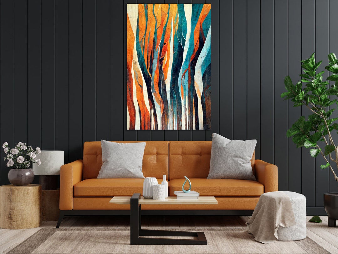 Abstract Art Print, Modern Abstract Art, Huge Canvas Home Decor ...