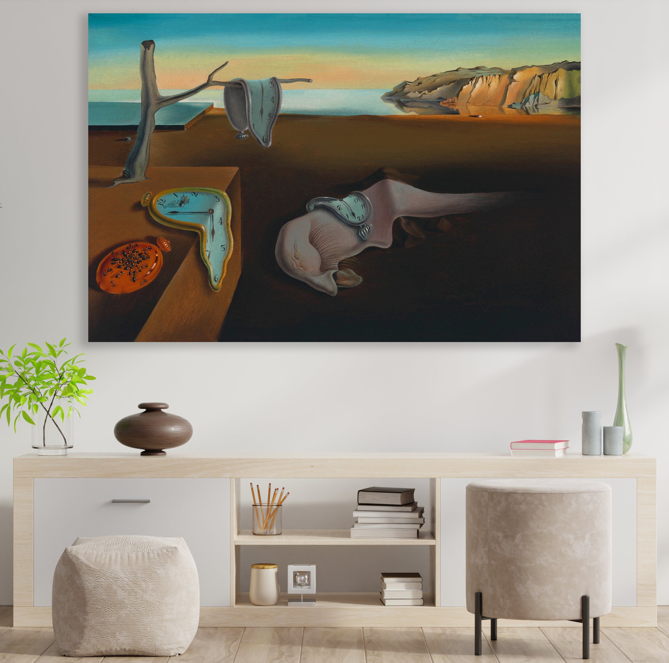 The Persistence of Memory Wall Art, Salvador Dali, the Persistence of ...