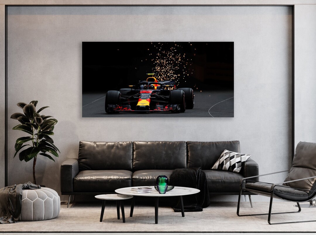 Formula 1 Wall Art, Huge Canvas Home Decor, F1 Lovers Gift, Formula 1 ...