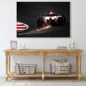 F1 Wall Art, Formula 1 Wall Decor, Huge Canvas Wall Art, Formula 1 Wall ...