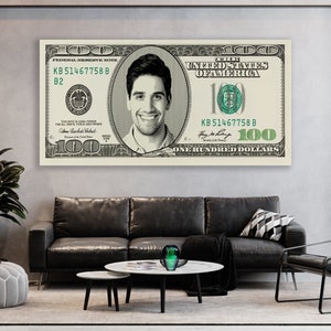 Custom Dollar Sign From Photo, Huge Canvas Wall Art, Personalized ...