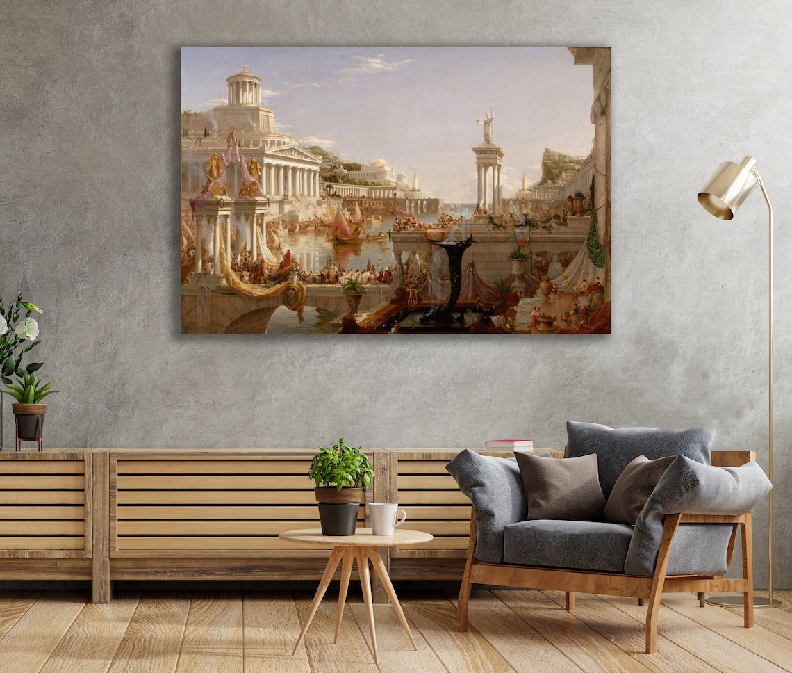 The Consummation of Empire Wall Art, Thomas Cole Art, Ancient Roman ...
