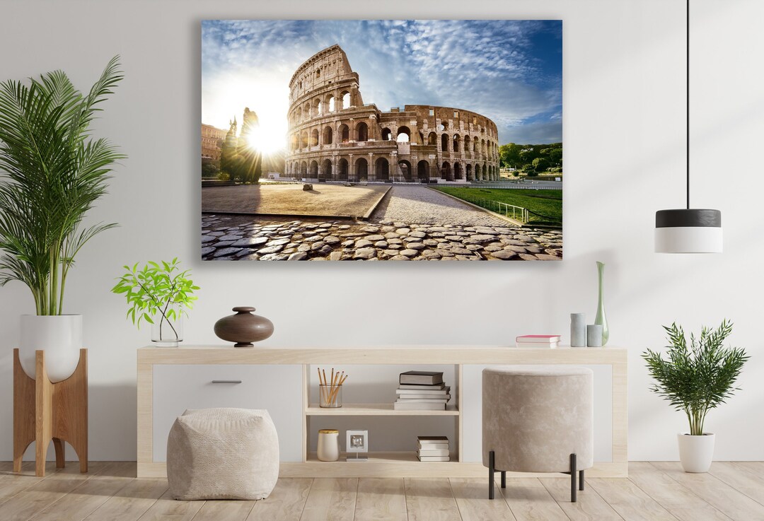 Colosseum Art Print, Huge Canvas Wall Decor, Colosseum Wall Art ...