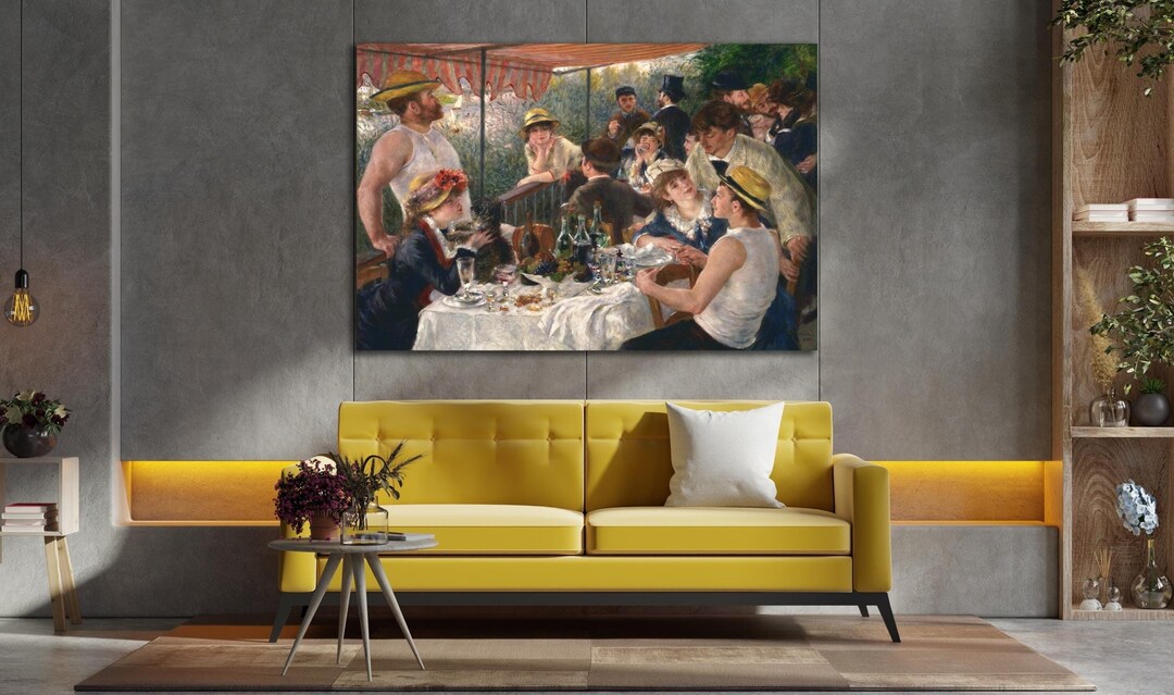 Luncheon of the Boating Party Wall Art, Pierre Auguste Renoir, Luncheon ...
