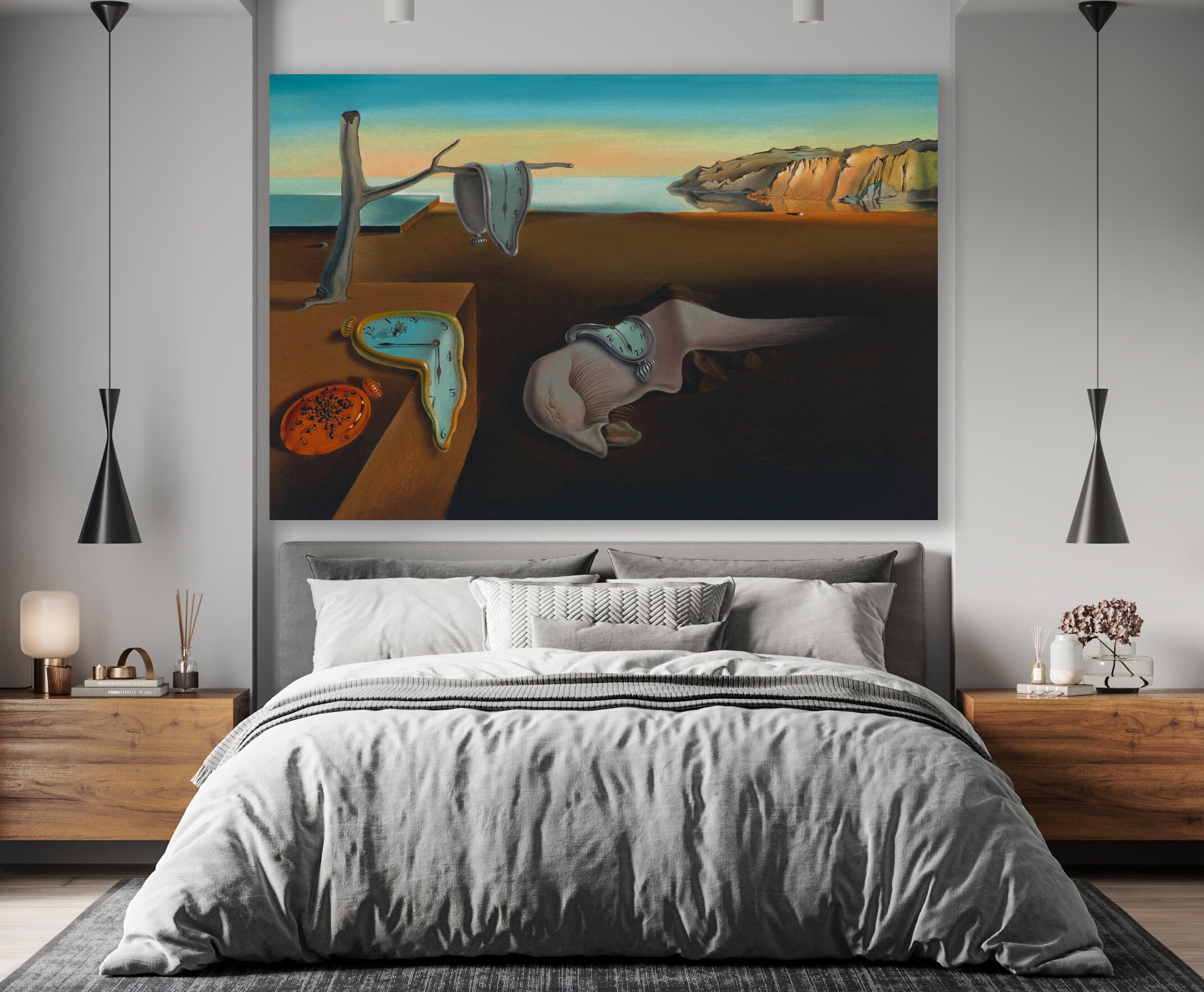 The Persistence of Memory Wall Art Salvador Dali the - Etsy