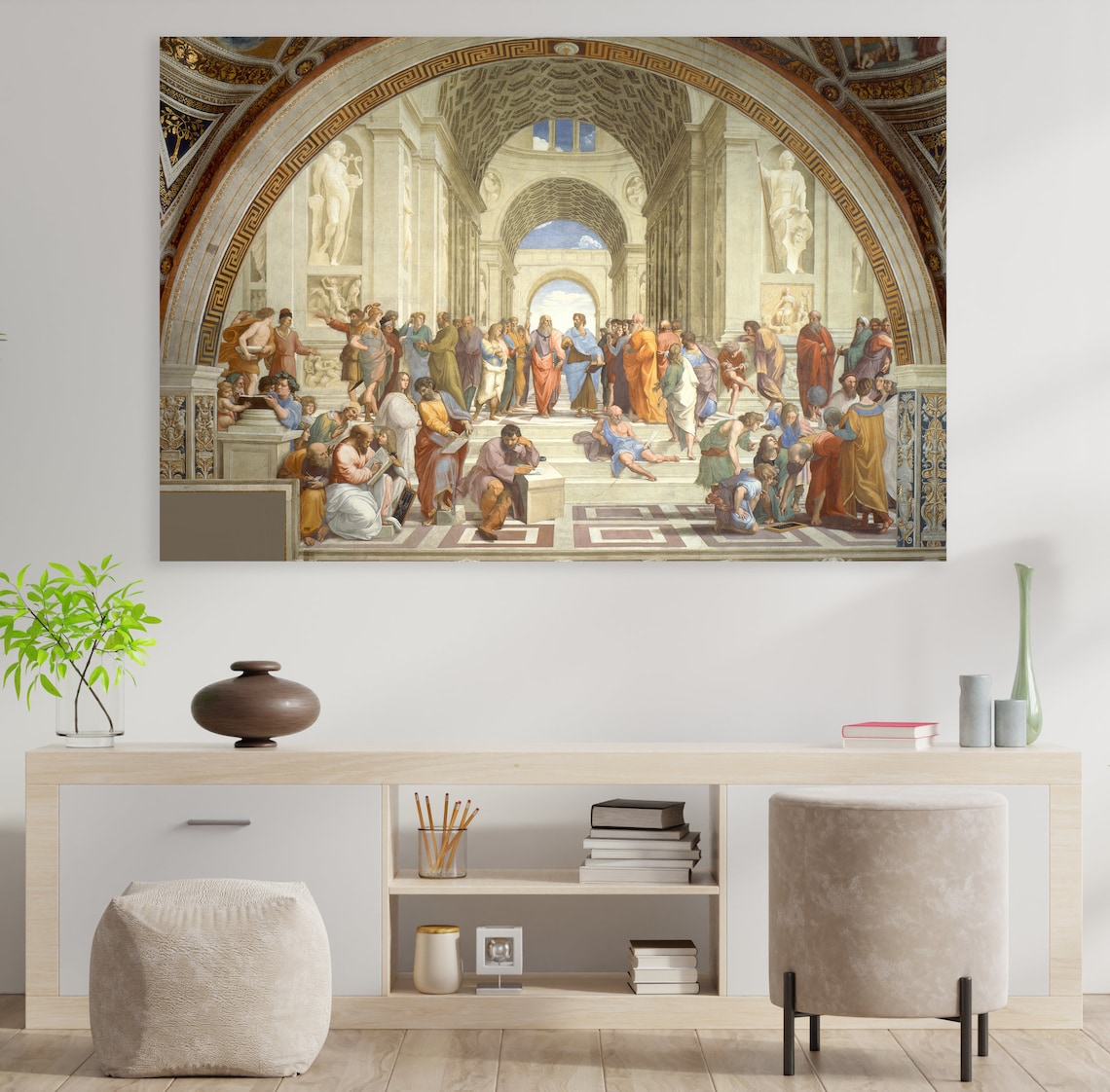 The School of Athens Wall Art, Raffaello Sanzio, the School of Athens ...