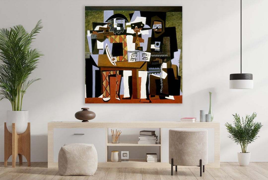 Three Musicians Art Print, Picasso Art, Three Musicians Wall Art, Huge ...