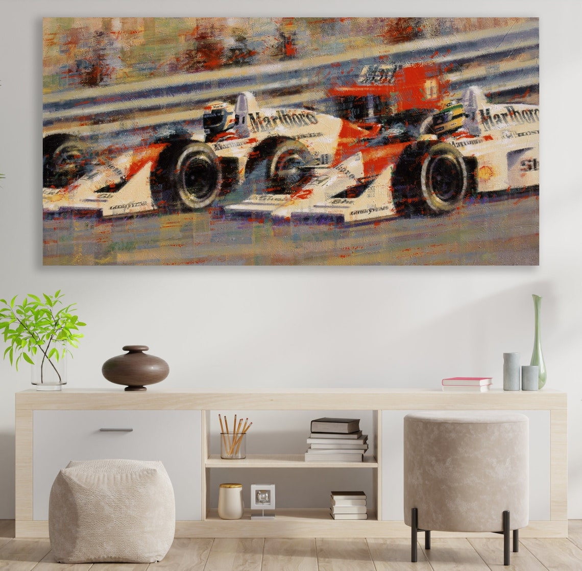 Formula 1 Canvas, F1 Wall Decor, Huge Canvas Wall Art, Formula 1 Wall ...