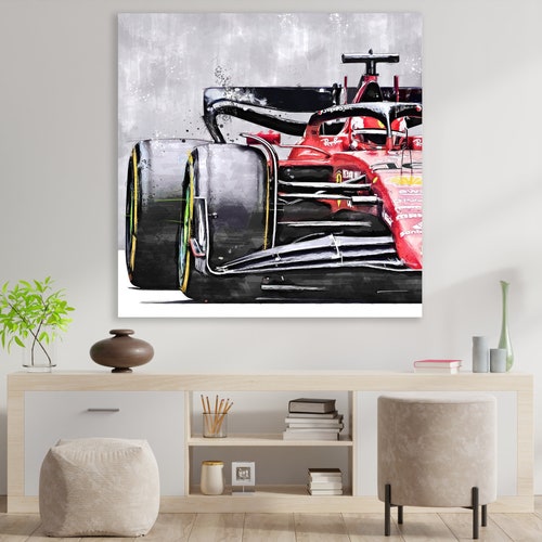 F1 Canvas Formula 1 Wall Decor Huge Canvas Wall Art Formula - Etsy