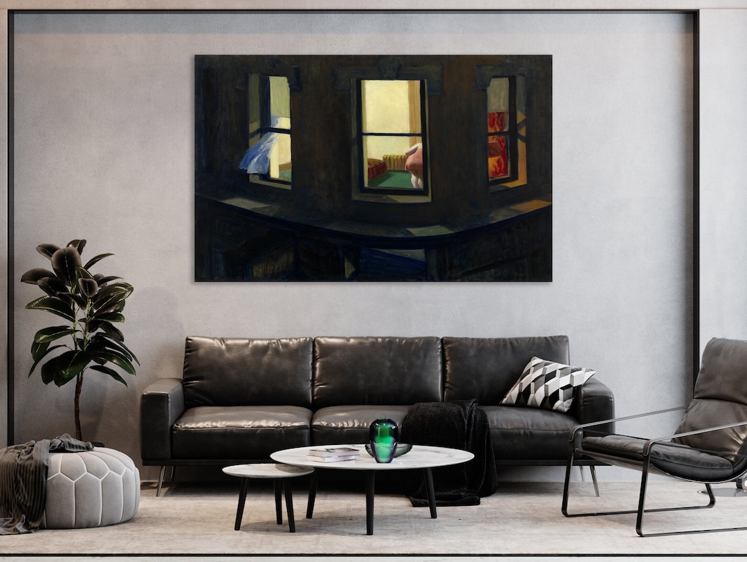 Night Windows 1928 Wall Art, Edward Hopper Art Print, Night Windows ...