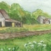Country Barns Note Cards - Etsy