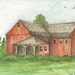 Country Barns Note Cards - Etsy