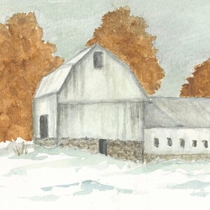 Country Barns Note Cards - Etsy