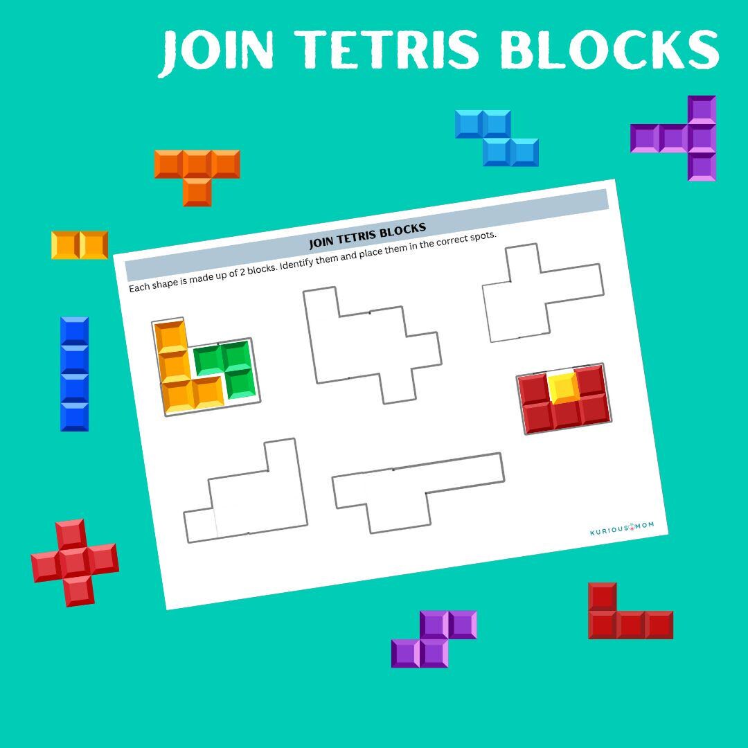 Join Tetris Blocks | Logical Thinking | Brain Booster - Etsy
