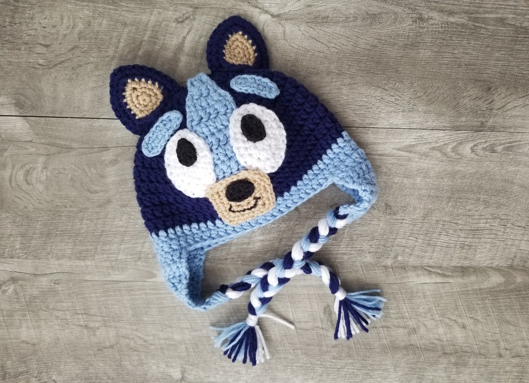 Bluey Inspired Hat // Crochet Hat // Kids & Adults - Etsy