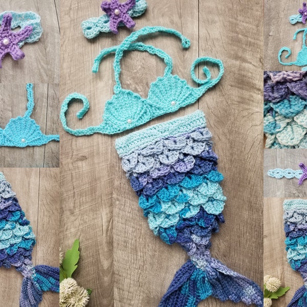 Crocheted Mermaid - Etsy