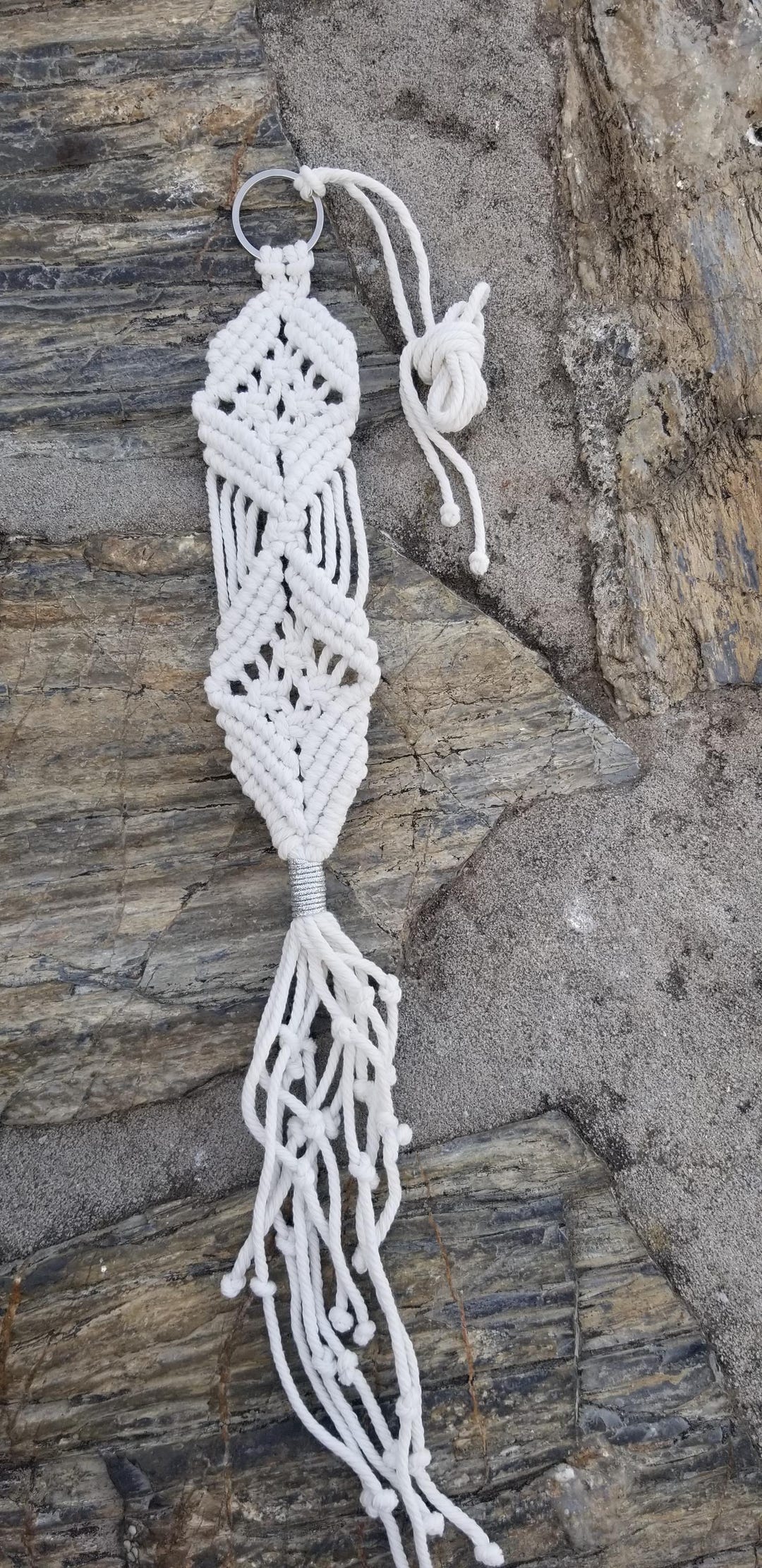 Set of 4 Macrame Ties: Organic Cotton Boho Geometric Knots - Etsy