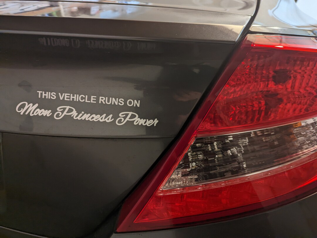 Moon Princess Power Car Decal/sticker - Etsy