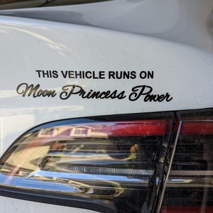 Moon Princess Power Car Decal/sticker - Etsy