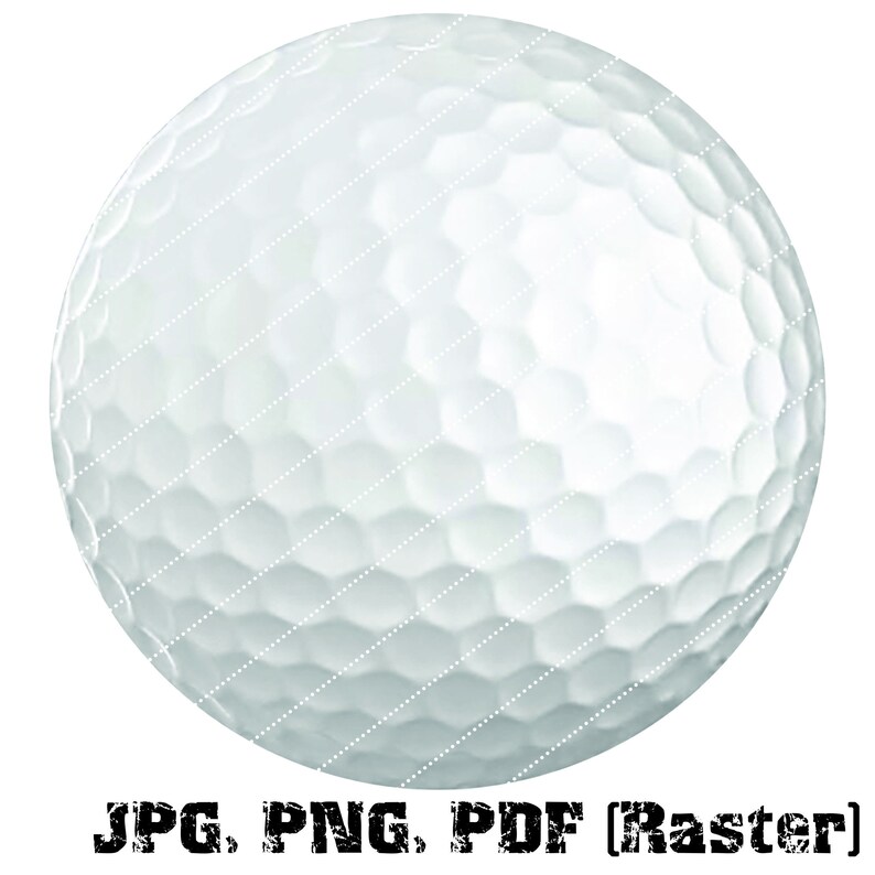 Golf Ball - White Golfball • Svg-ai-pdf-jpg-png Printable Digital ...