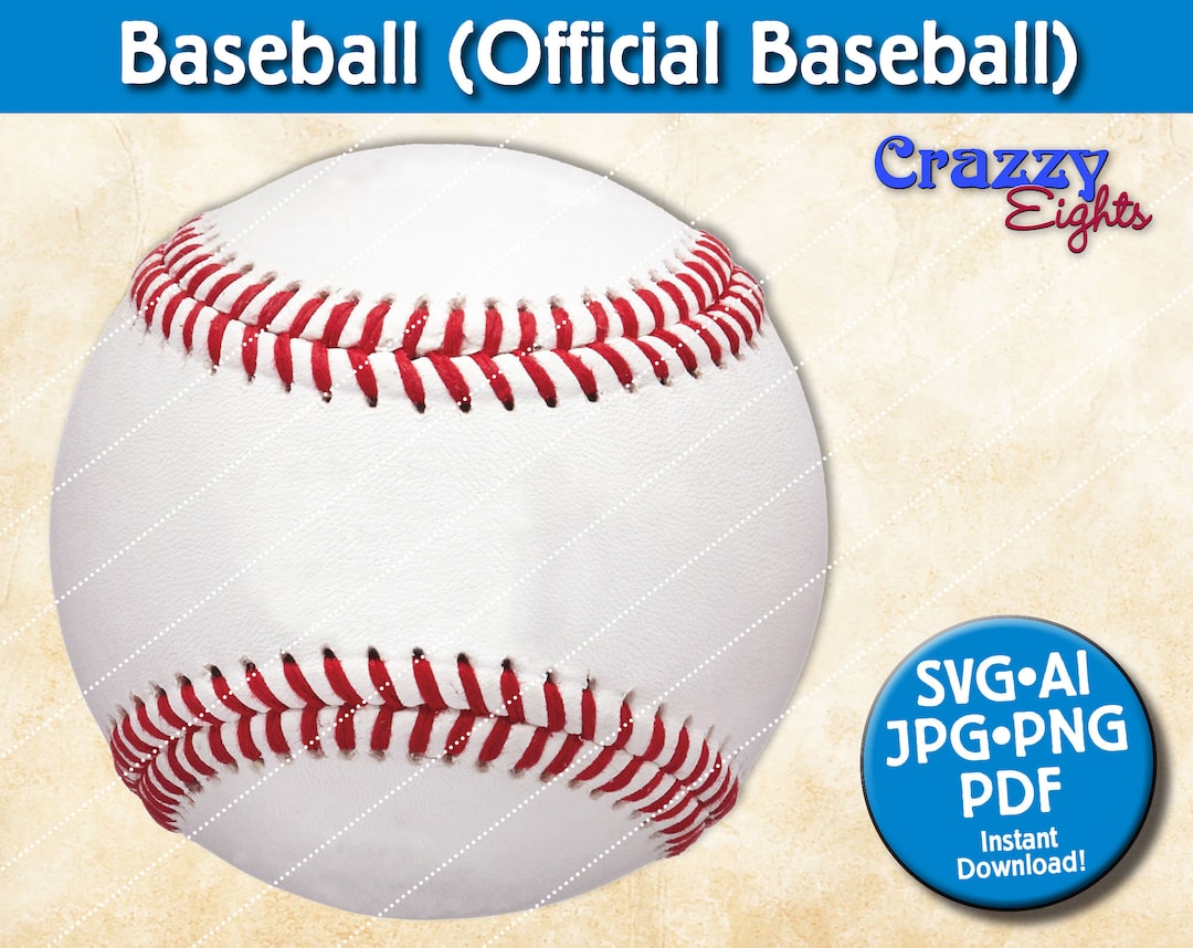 Baseball - Official Rawlings-type Baseball • Svg-ai-pdf-jpg-png ...