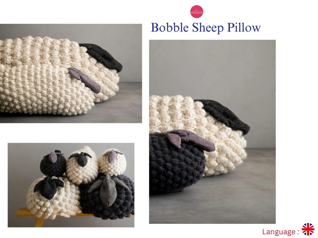 Sheep Pillow Bubble Sheep Pillow Knitting Pattern Make Pillow Deocrate ...