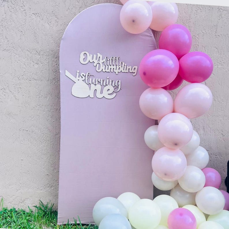 Our Little Dumpling Sign One Year Old Boy Birthday Dumpling Wall Art ...