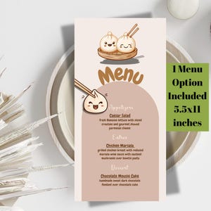 Dumpling Baby Shower Invitation Dim Sum Our Little Dumpling Sign Boy ...