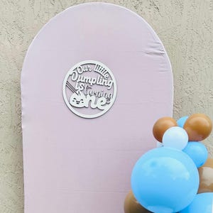 Our Little Dumpling Sign One Year Old Boy Birthday Dumpling Wall Art ...