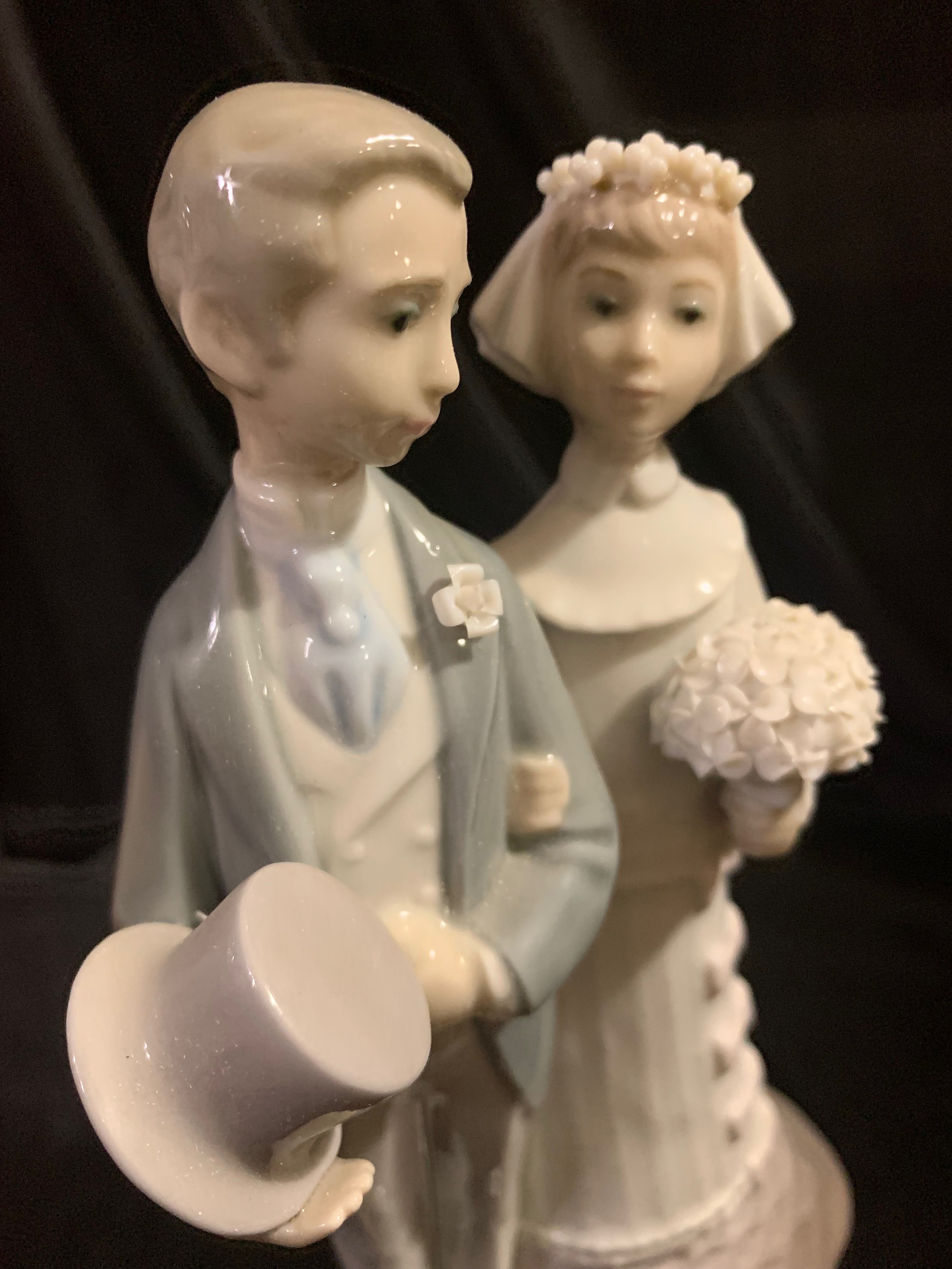 Lladro Porcelain Wedding Day Couple Bride & Groom Marriage #4808 ...
