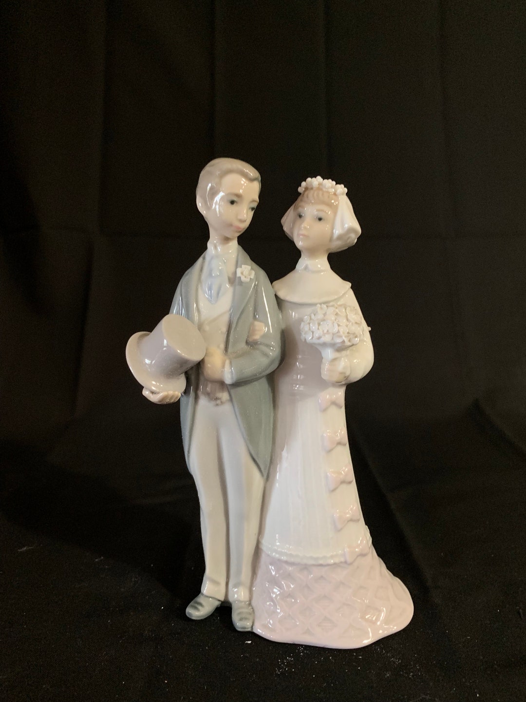 Lladro Porcelain Wedding Day Couple Bride & Groom Marriage #4808 ...