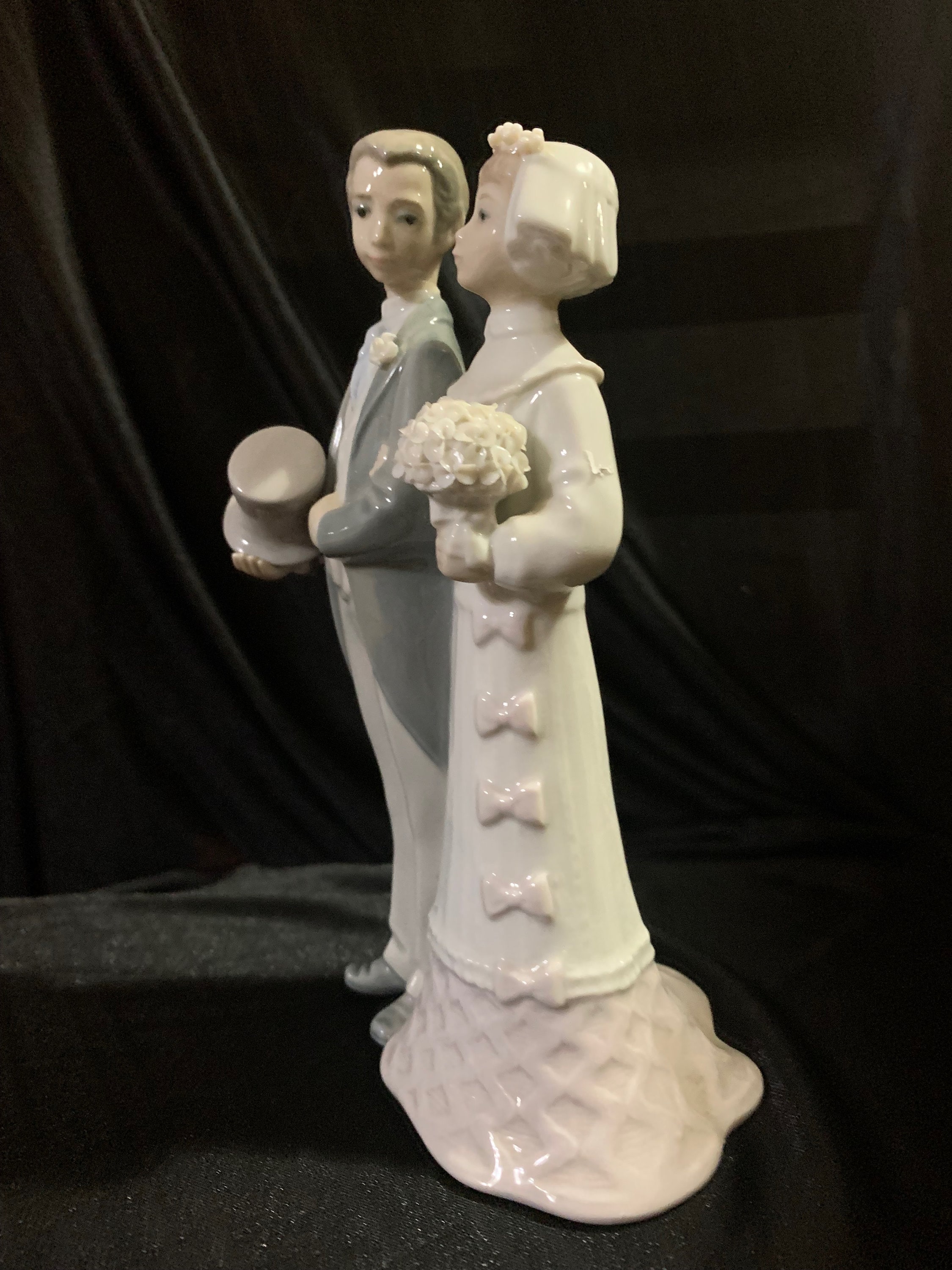 Lladro Porcelain Wedding Day Couple Bride & Groom Marriage #4808 ...