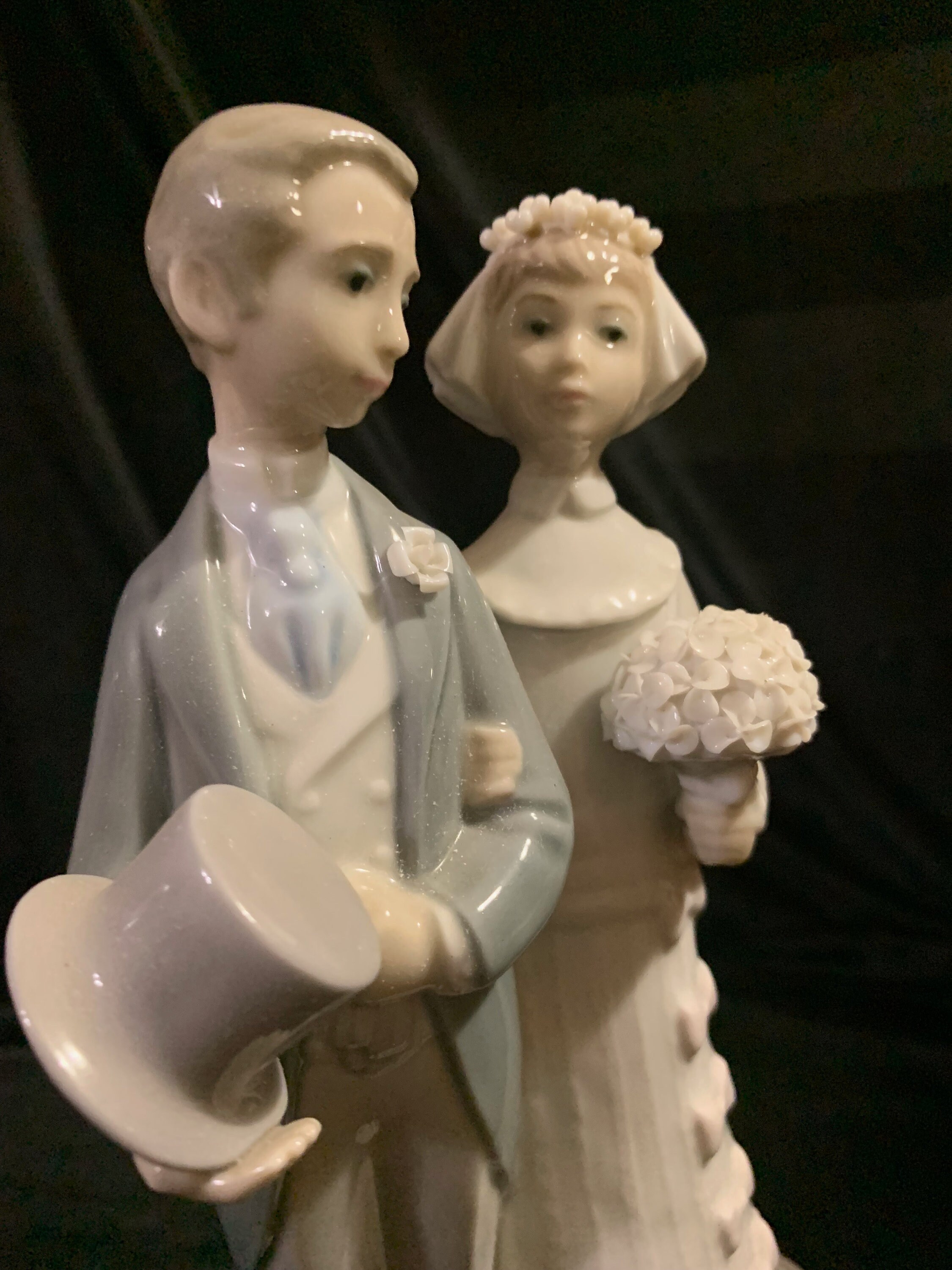 Lladro Porcelain Wedding Day Couple Bride & Groom Marriage #4808 ...