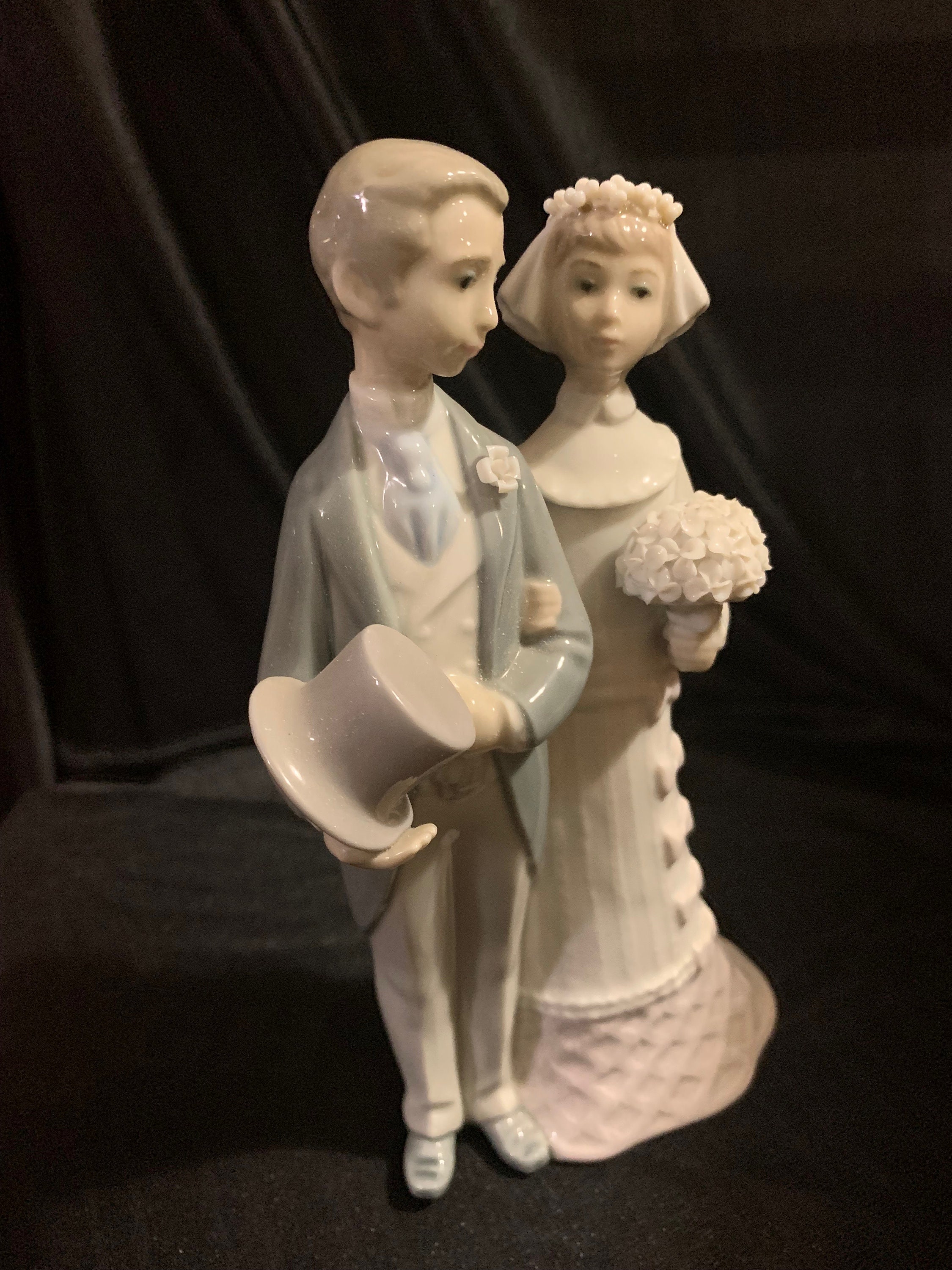 Lladro Porcelain Wedding Day Couple Bride & Groom Marriage #4808 ...