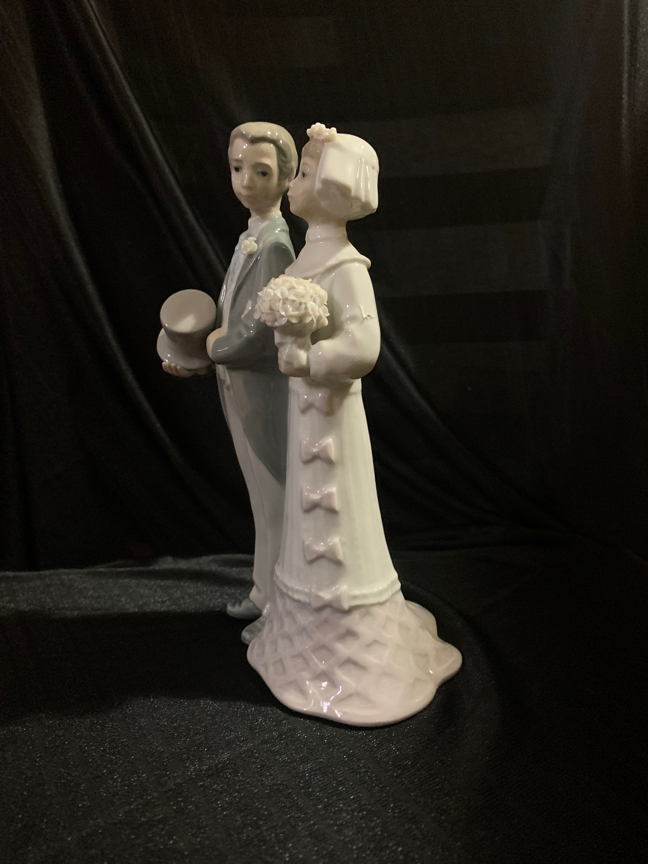 Lladro Porcelain Wedding Day Couple Bride & Groom Marriage #4808 ...