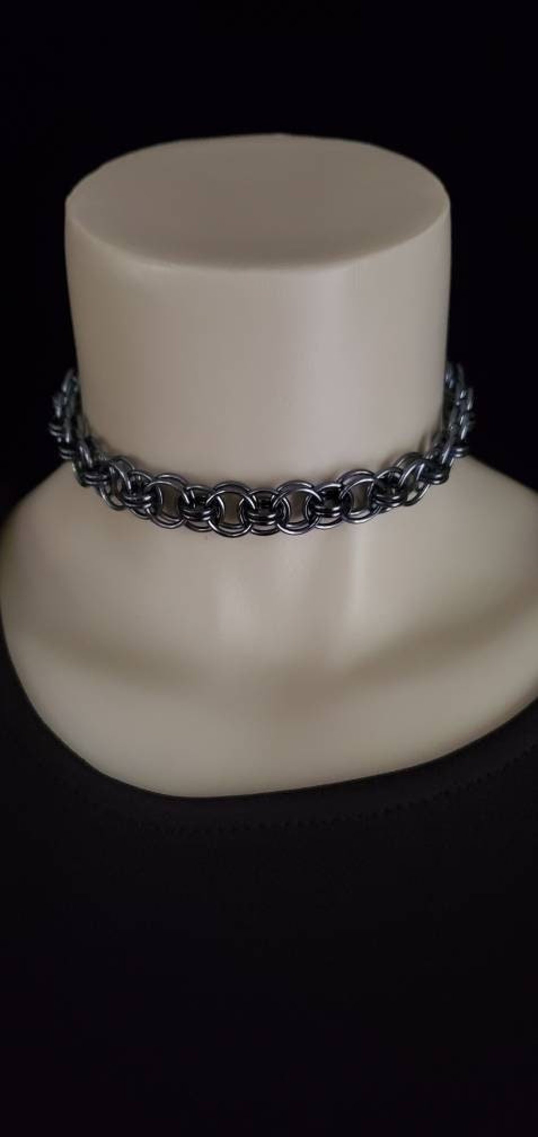 Helm Weave Choker, Black Ice - Etsy