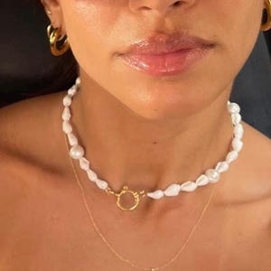 Shell Choker, Mother of Pearls and Shell Beads - Etsy