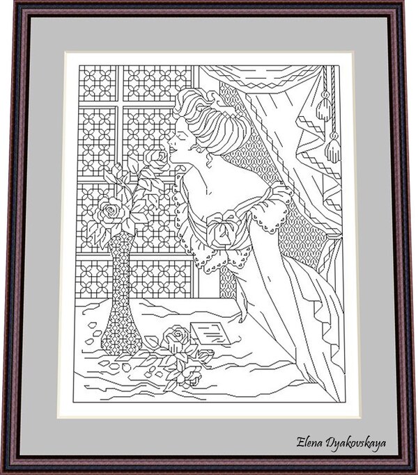 Blackwork Pattern Three Pears Shaded Embroidery Varied - Etsy Canada